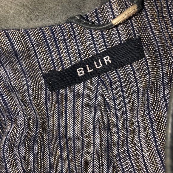 BLUR | Jackets & Coats | Blur Leather Moto Jacket | Poshmark
